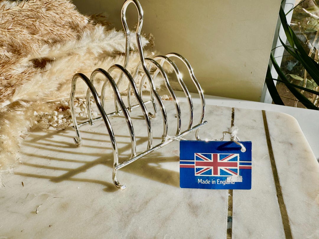 Vintage Queen Anne Toast Rack, Silver Plated Toast Holder, Elegant ...