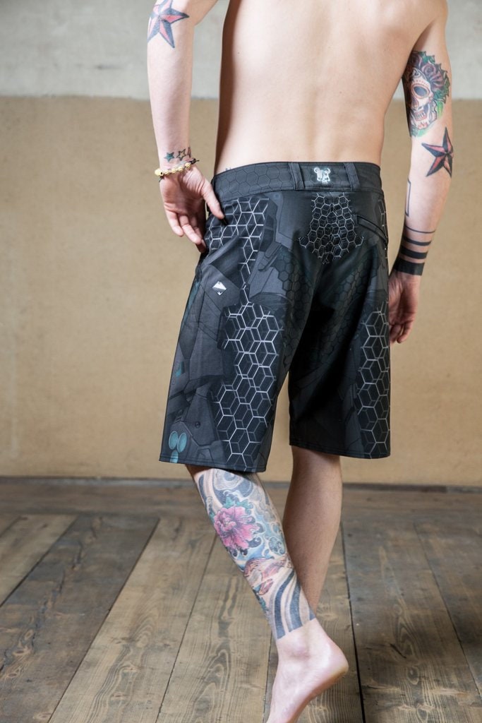 Post Apocalyptic Board Shorts and Futuristic Clothing Men - Etsy