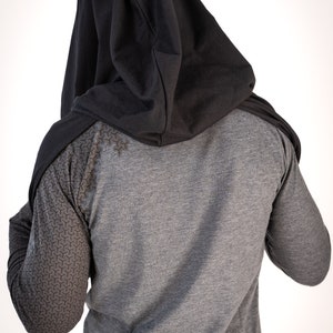 Sith Cosplay Black Witch Hood Dark Sorcerer Wizard Cape - Etsy