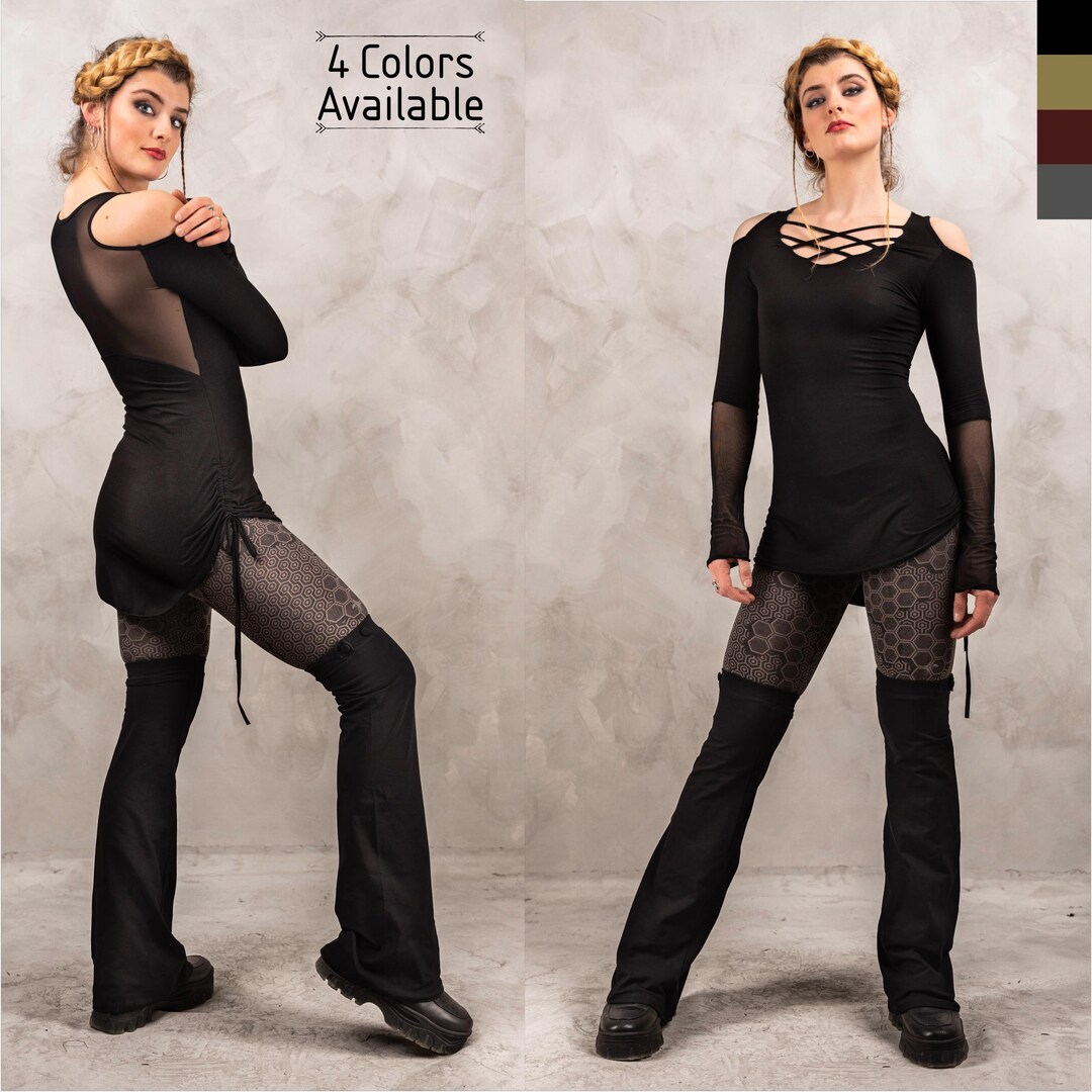 Leg Warmers for Wednesday Addams Cosplay Goth Stulpen Tigh High Leg ...