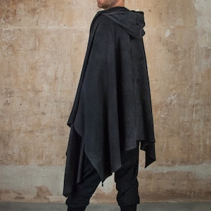 Star Wars Cosplay Robe Costume and Grey Jedi Robes Kimono Haori Hooded ...