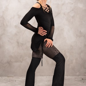 Leg Warmers for Wednesday Addams Cosplay Goth Stulpen Tigh High Leg ...