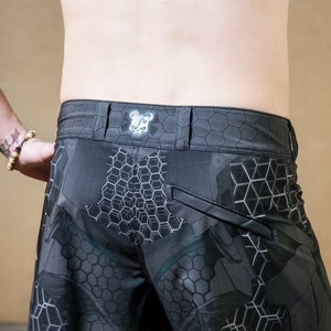 Post Apocalyptic Board Shorts and Futuristic Clothing Men Swimming ...