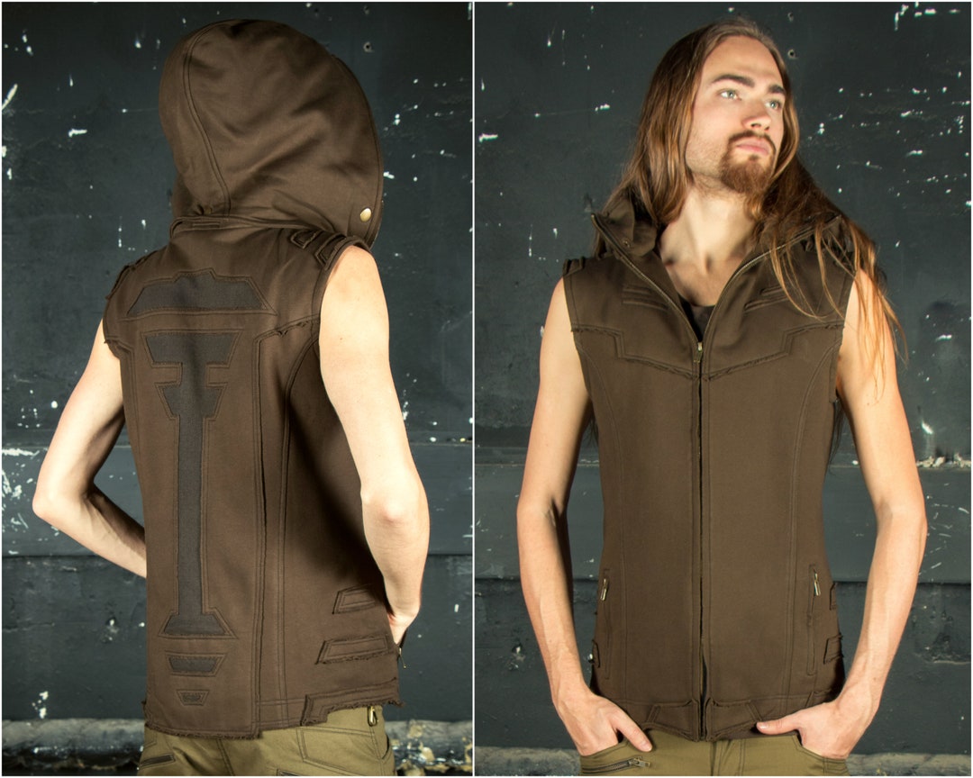 Cyberpunk Jacket and Post Apocalypse Dystopian Star Wars Cosplay Jedi ...