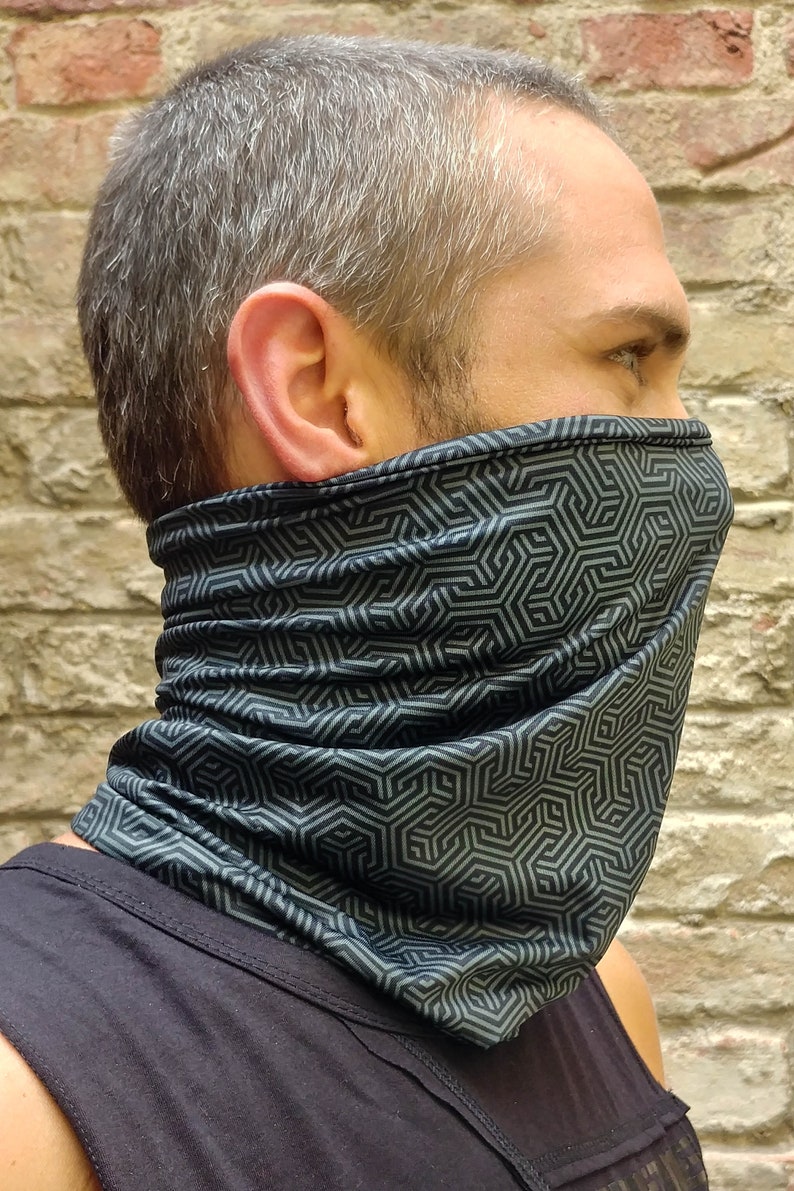 Reusable Breathable Material Face Mask With Sacred Geometry | Etsy