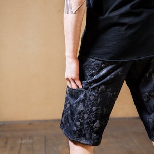 Post Apocalyptic Basketball Shorts and Beach Wear With Sacred Geometry ...