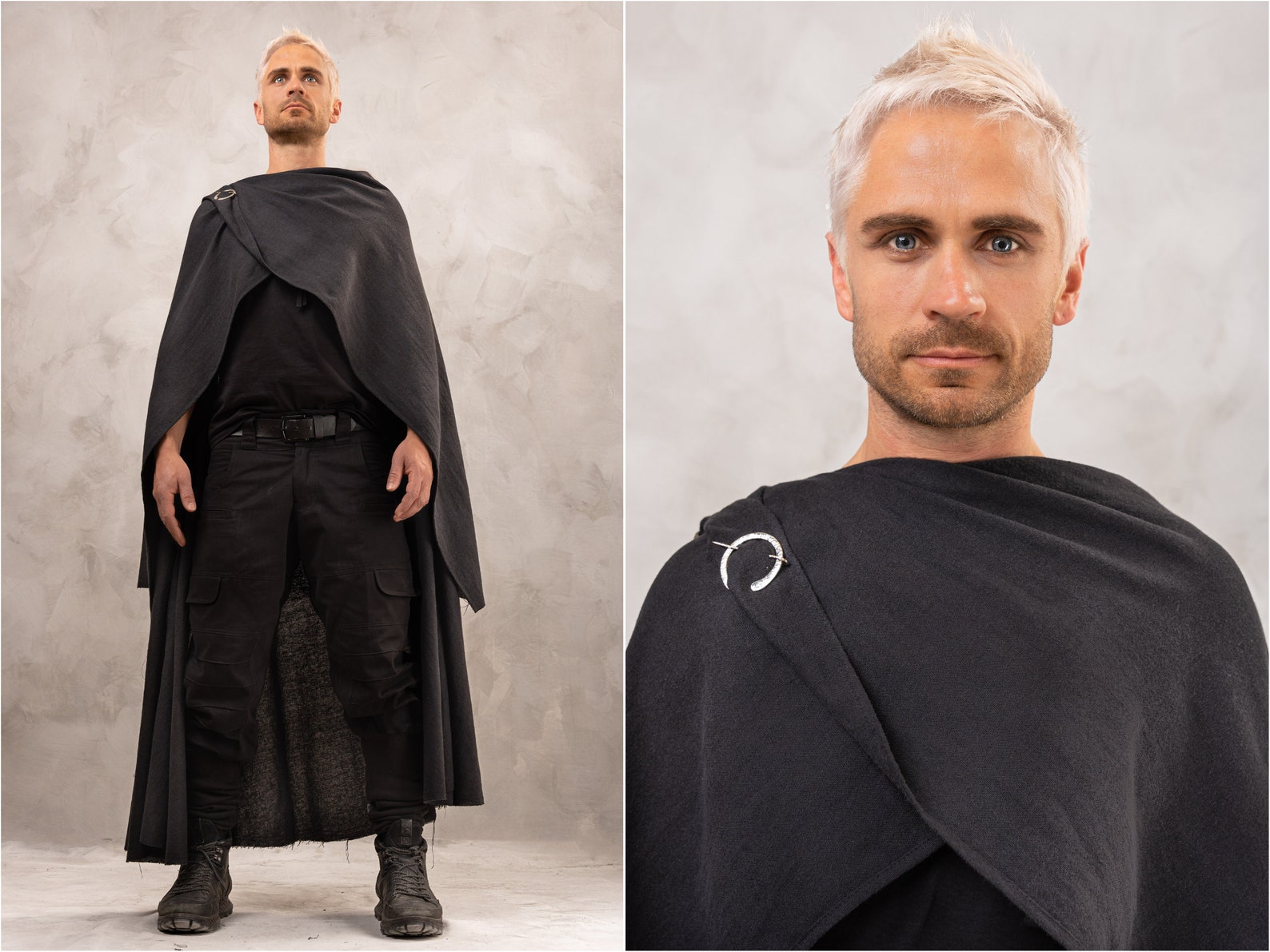 Tunica Star Wars Cape Knight Medieval Cosplay Cyberpunk Ranger Cloak ...