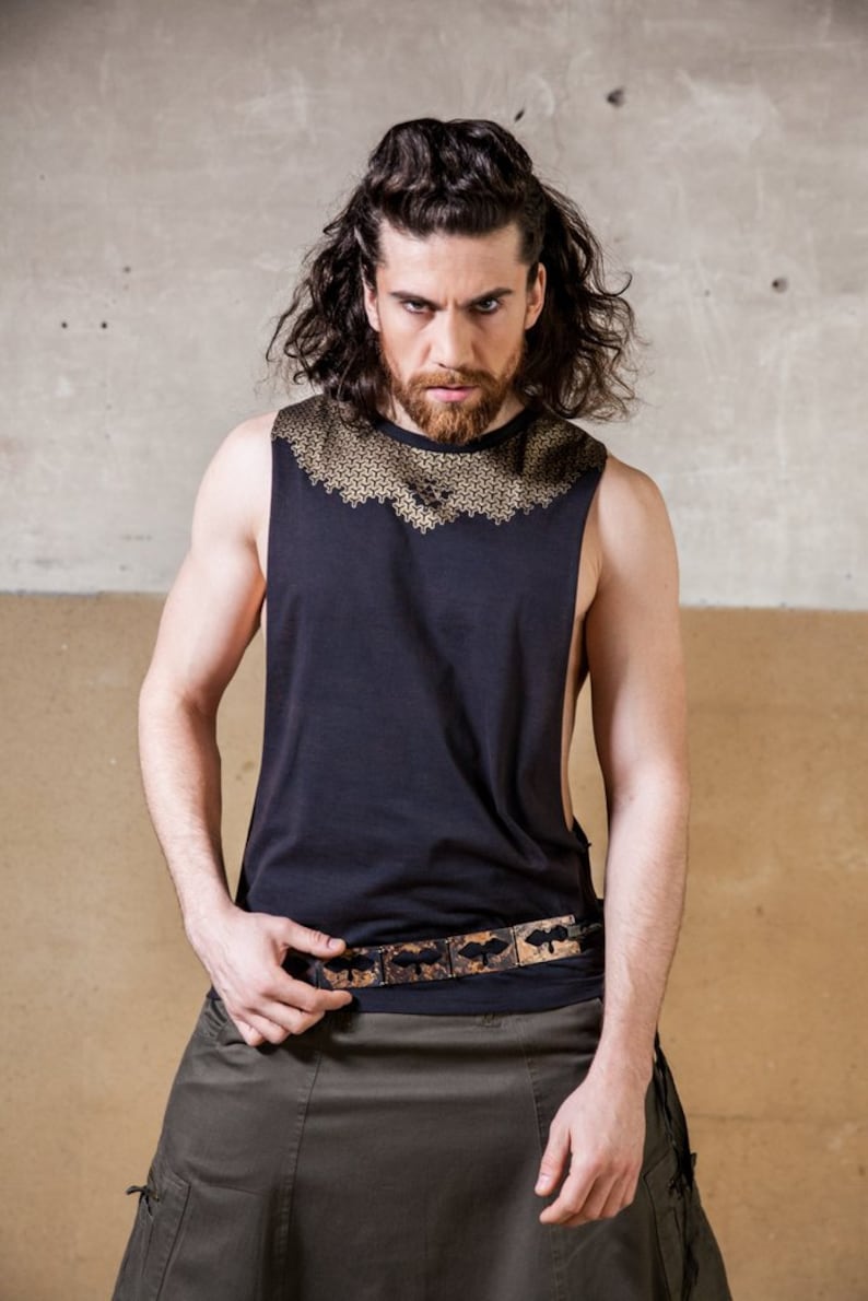 Sacred Geometry Extreme Drop Armhole Tank Top and Post - Etsy