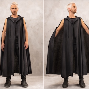 Tunica Star Wars Cape Knight Medieval Cosplay Cyberpunk Ranger Cloak ...