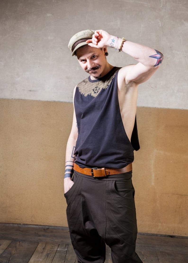 Sacred Geometry Extreme Drop Armhole Tank Top and Post - Etsy