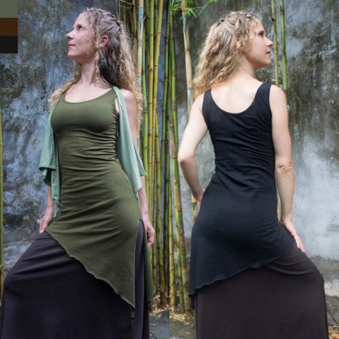 Elven Festival Wear Boho Fairycore Outfit Handmade Fantasy Clothing ...