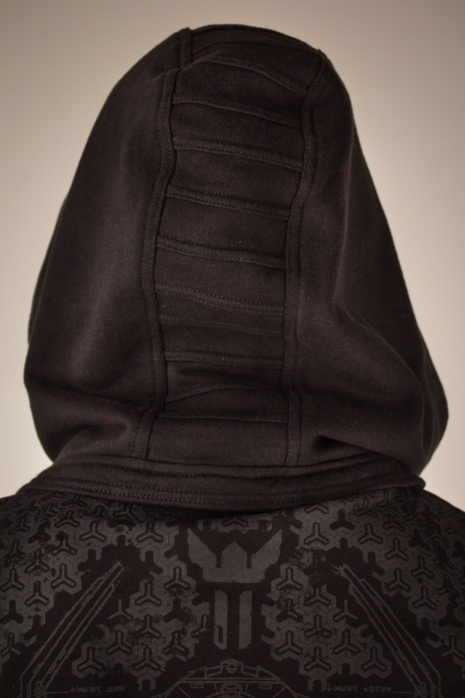 Black Goth Face Mask Hood Scarf Hoodie Star Costume Jedi Wars Cosplay ...