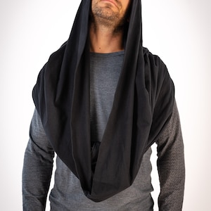 Sith Cosplay Black Witch Hood Dark Sorcerer Wizard Cape - Etsy