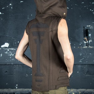 Cyberpunk Jacket and Post Apocalypse Dystopian Star Wars Cosplay Jedi ...