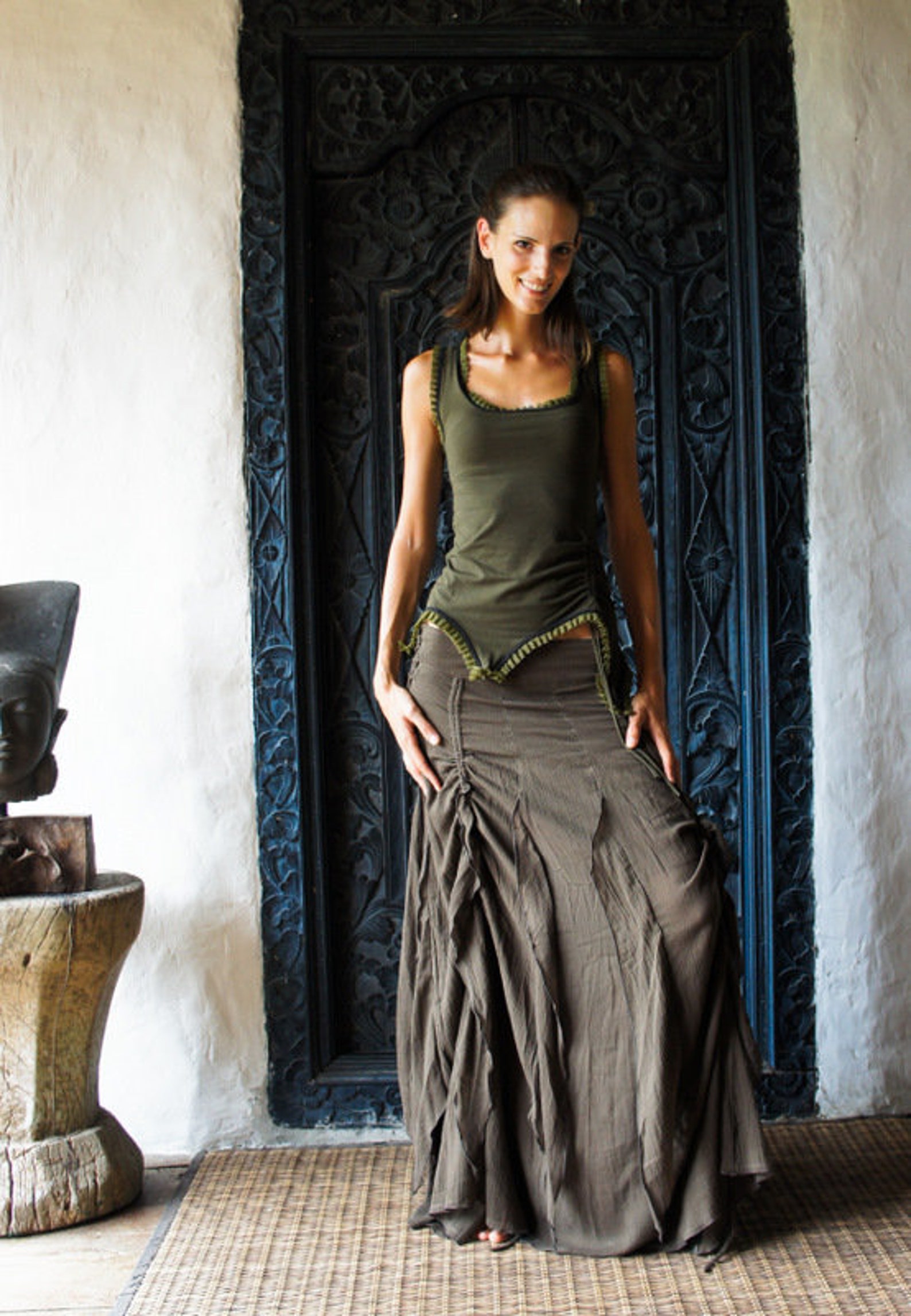 Witch Moulin Rouge Skirt for Pixie Elven Steampunk Witch Dress - Etsy