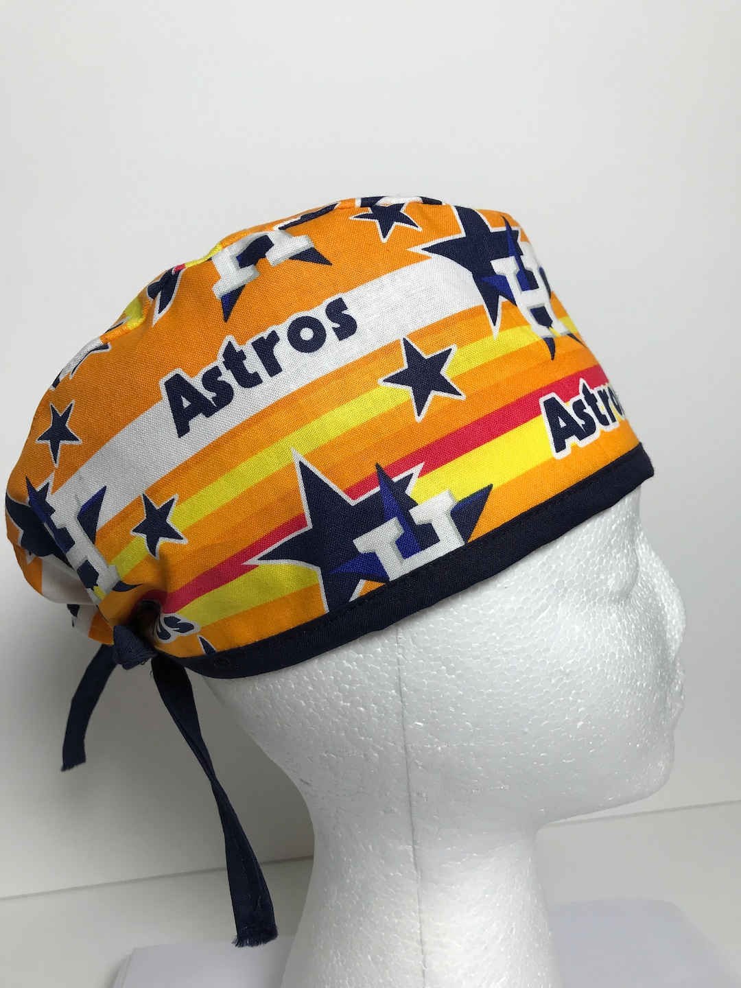 Houston Astros | Scrub Hat | Classic | Single Layer | Breathable | Durable | Surgical Cap ...