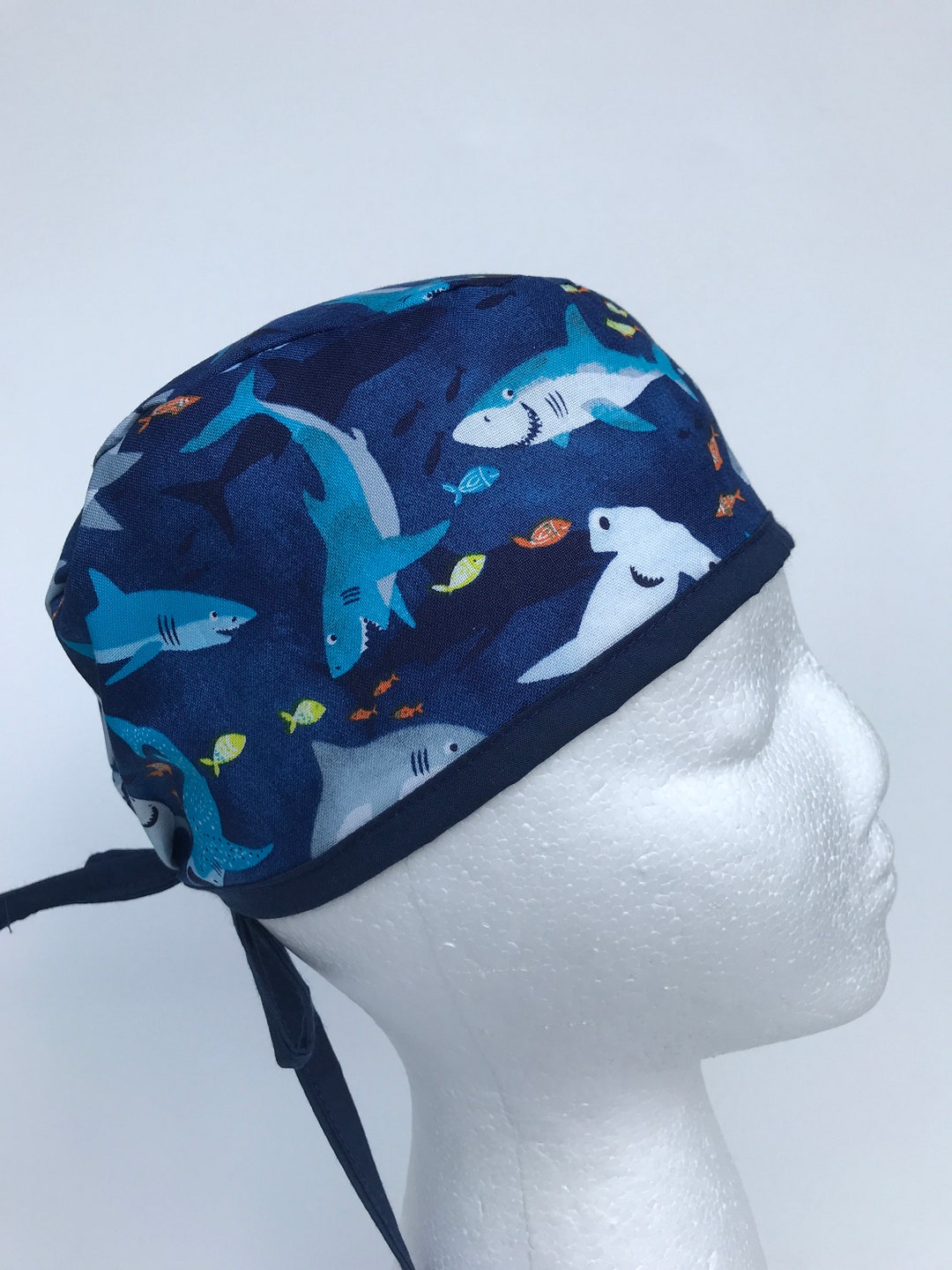 Sharks and Friends Scrub Hat - Etsy