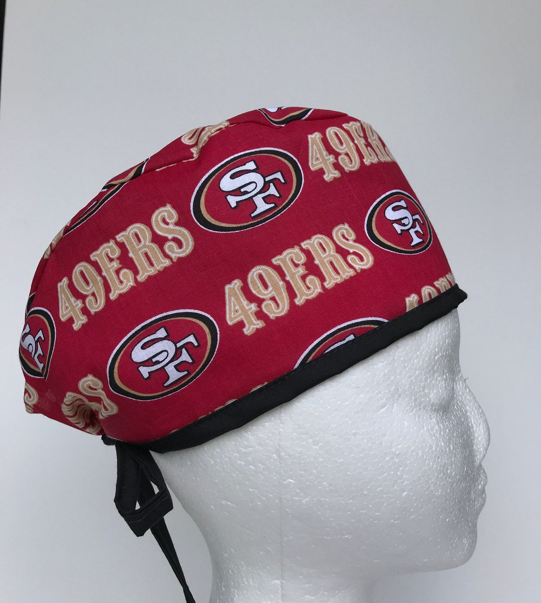 49ers Scrub Hat: San Francisco NFL Surgical Cap, Nurse Doctor Gift - Etsy