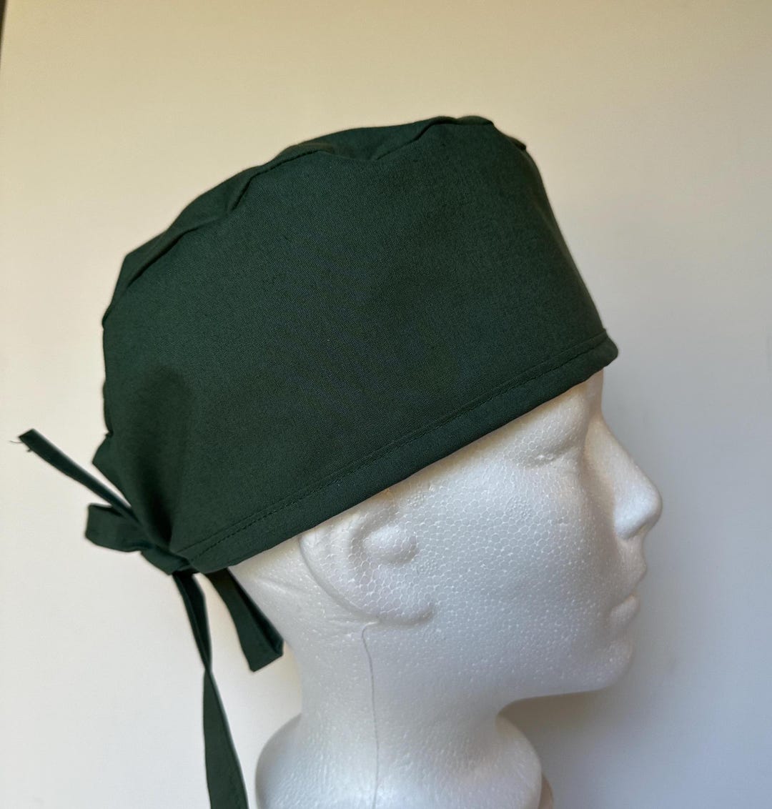 Hunter Green Scrub Hats - Etsy