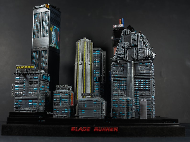 Diorama Blade Runner 1982 Tour De Police Et Ville Los Angeles 2019 ...