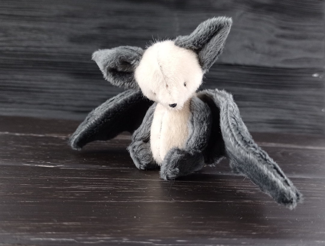 Bat Plush, Stuffed Animal, Bat Lovers, Cute Albino Bat - Etsy