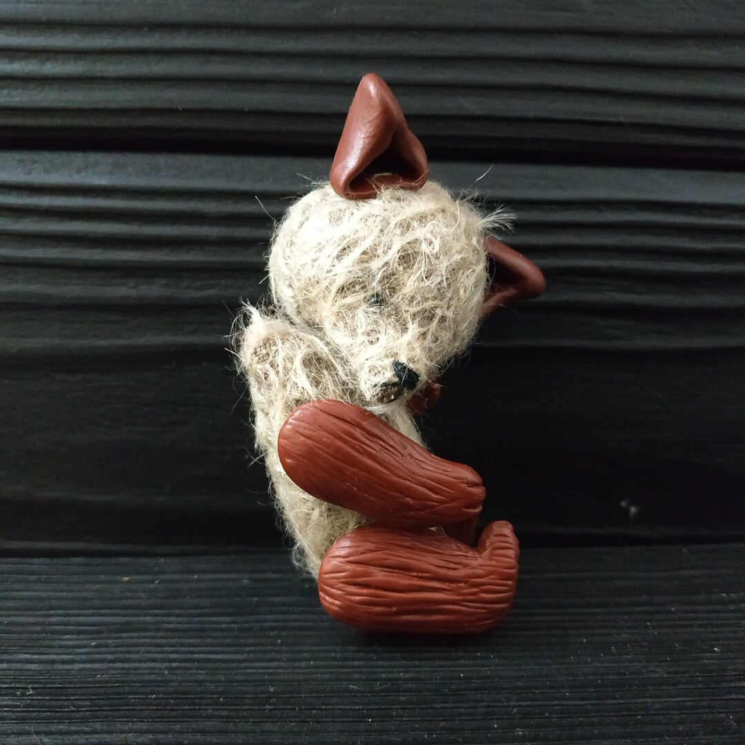 Wolf Plush Toy Mohair Teddy Bear Gray Wolf for Blythe - Etsy