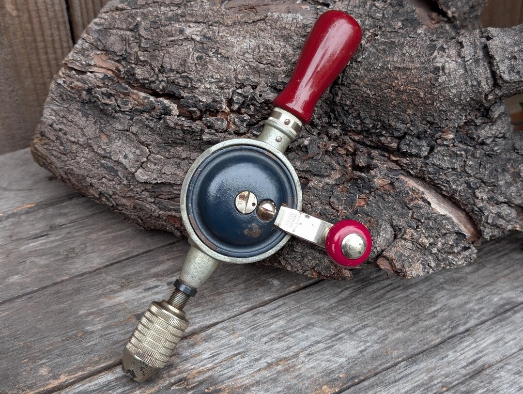 Stanley Bell System Hand Crank Drill, Antique Woodworking Drill - Etsy