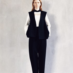 Designer Blazer Vest for Women / Designer Formal Sleeveless Jacket ...