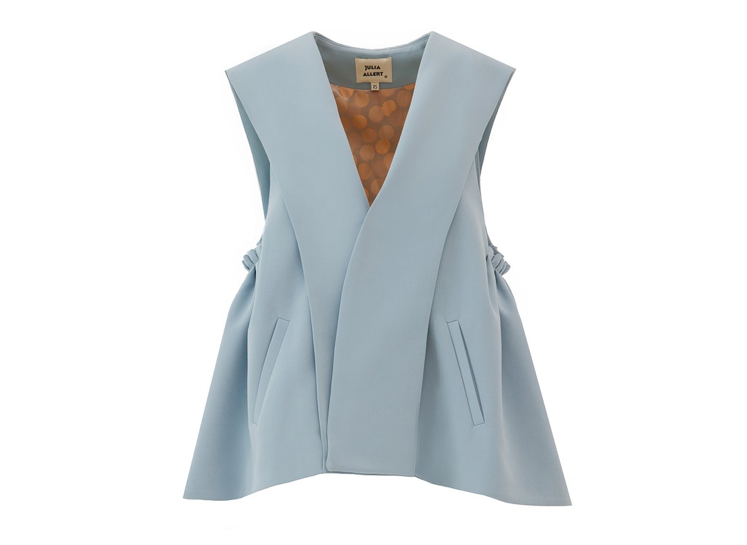 Designer Blazer Vest for Women / Designer Formal Sleeveless - Etsy