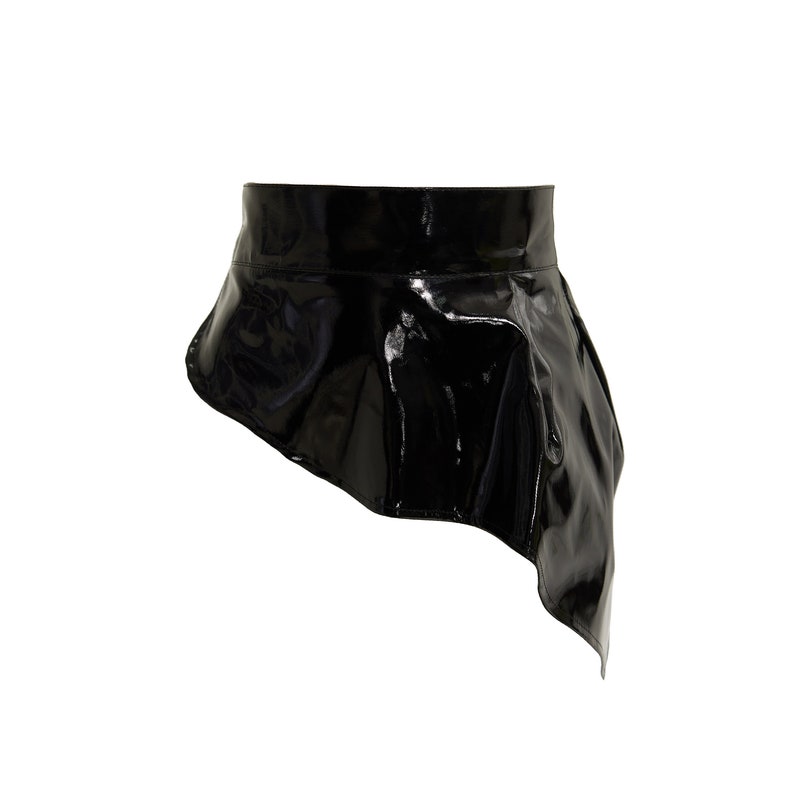 Black Asymmetrical Belt - Etsy