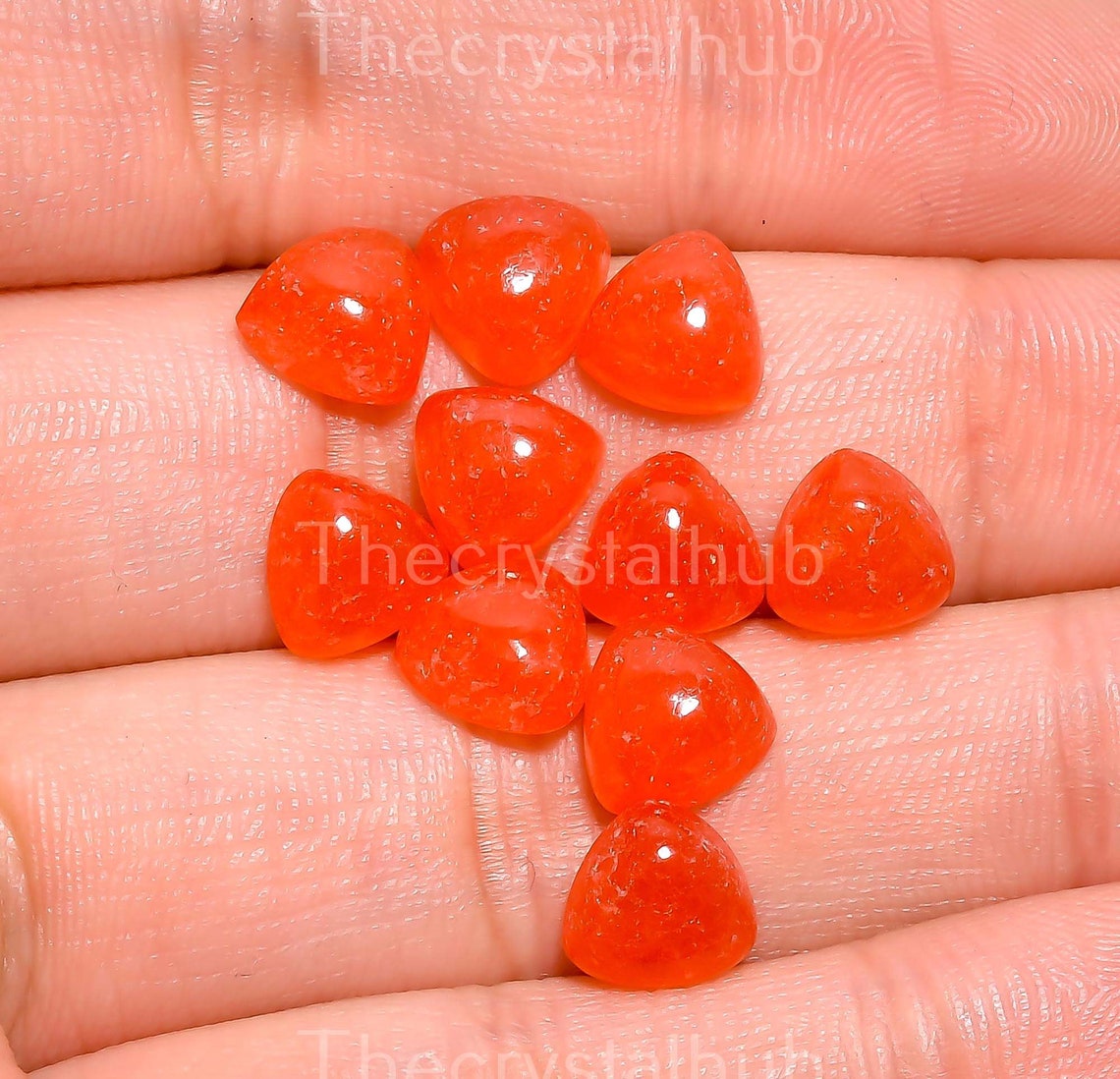 Jade naranja natural cabujón de jade naranja piedra preciosa | Etsy
