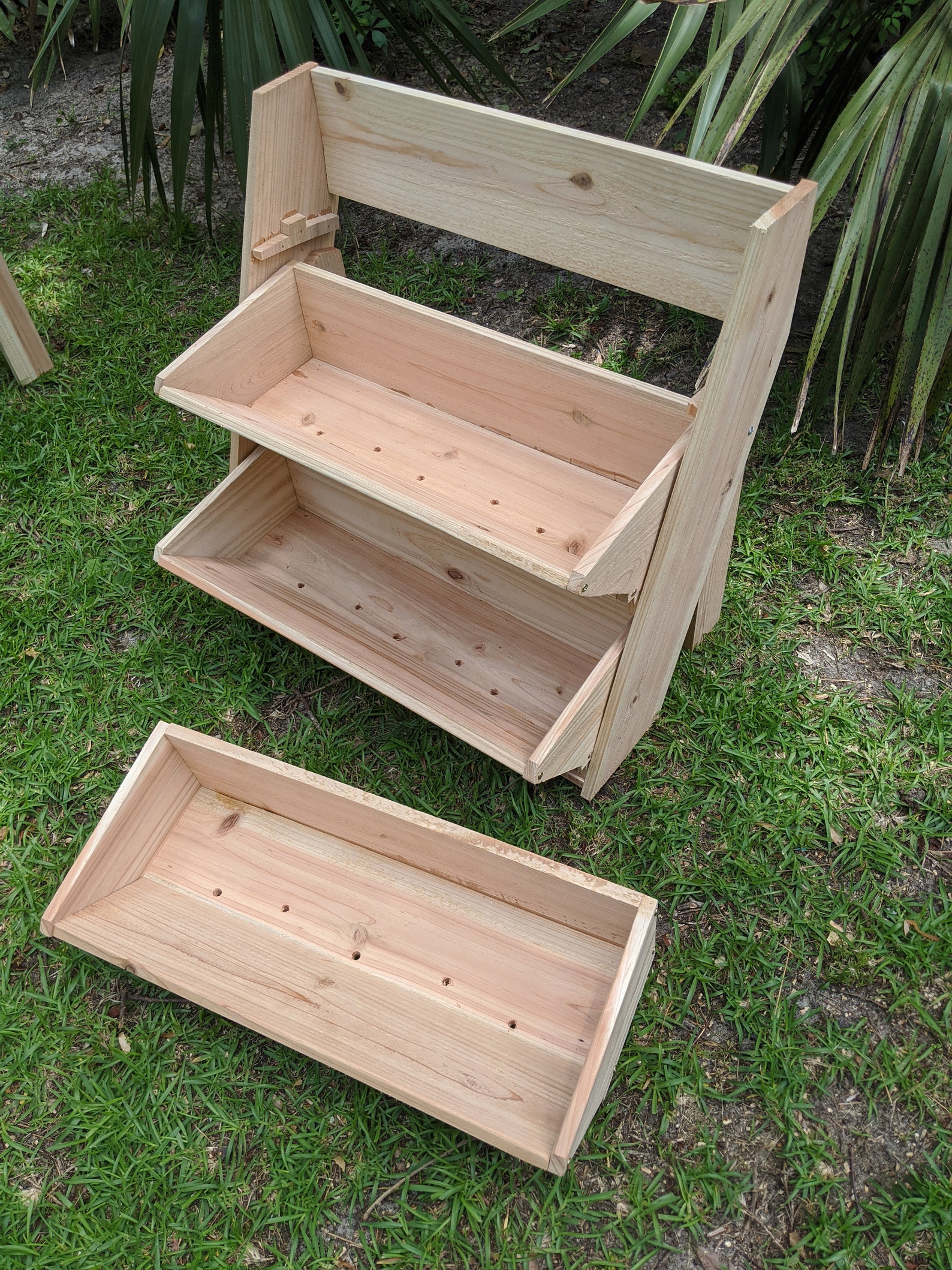 Vertical Planter Box Ladder Planter Raised Garden Bed Wall - Etsy
