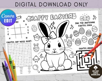 Space Coloring Placemat Printable, Outerspace Coloring Sheet, Digital ...