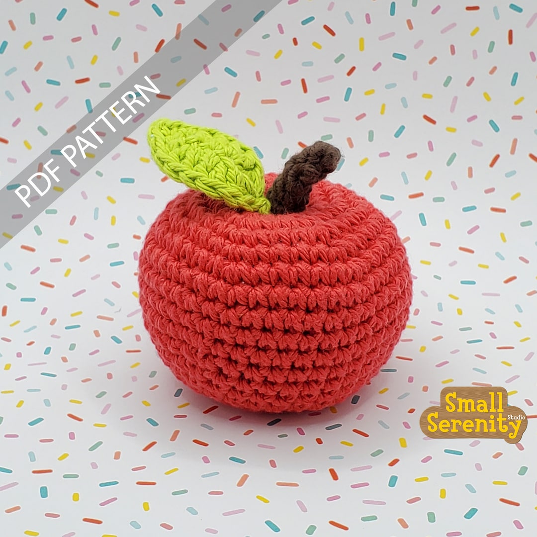 Easy Apple Crochet PDF Pattern - Etsy