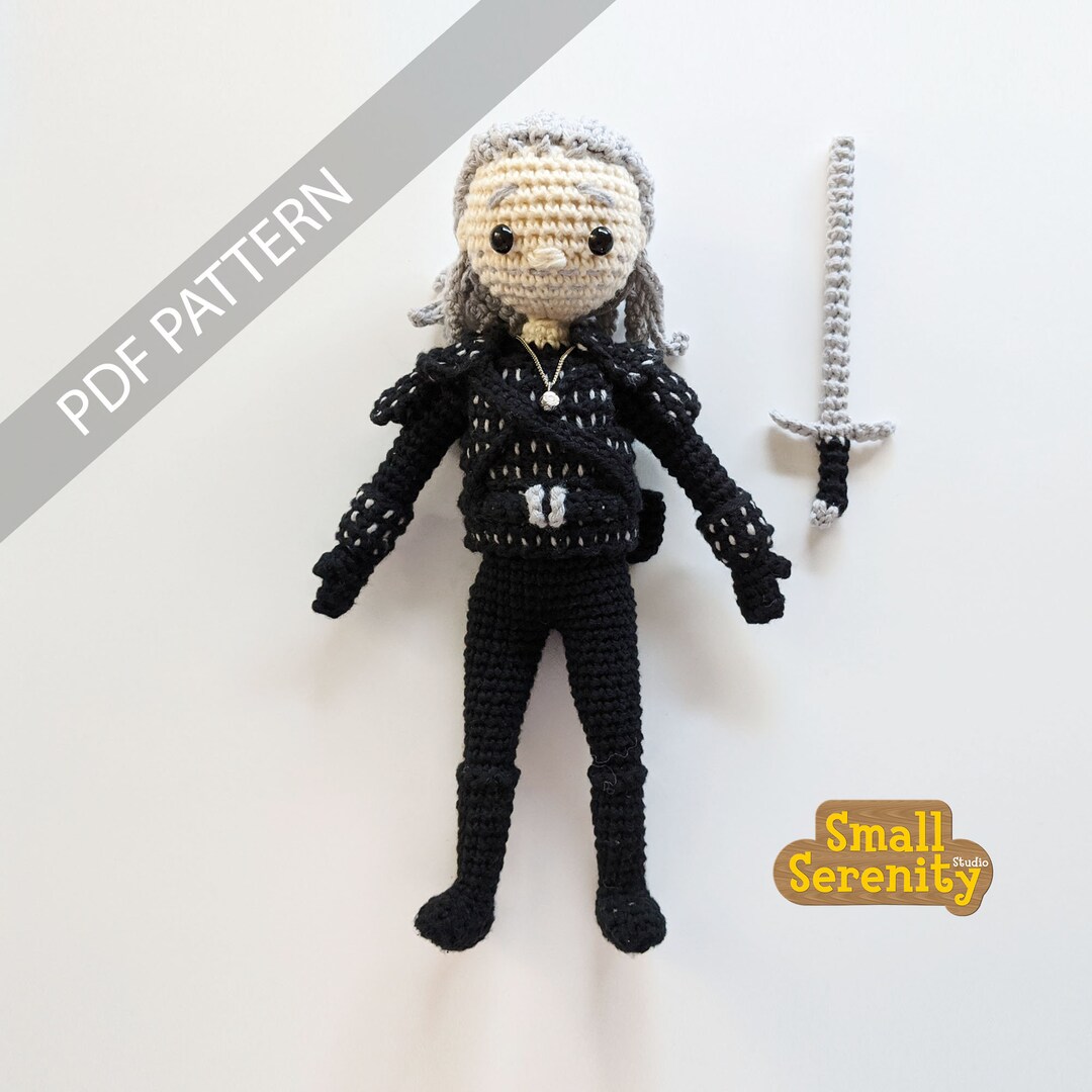 The Witcher Doll PDF Pattern With Removable Armor and Sword - Etsy