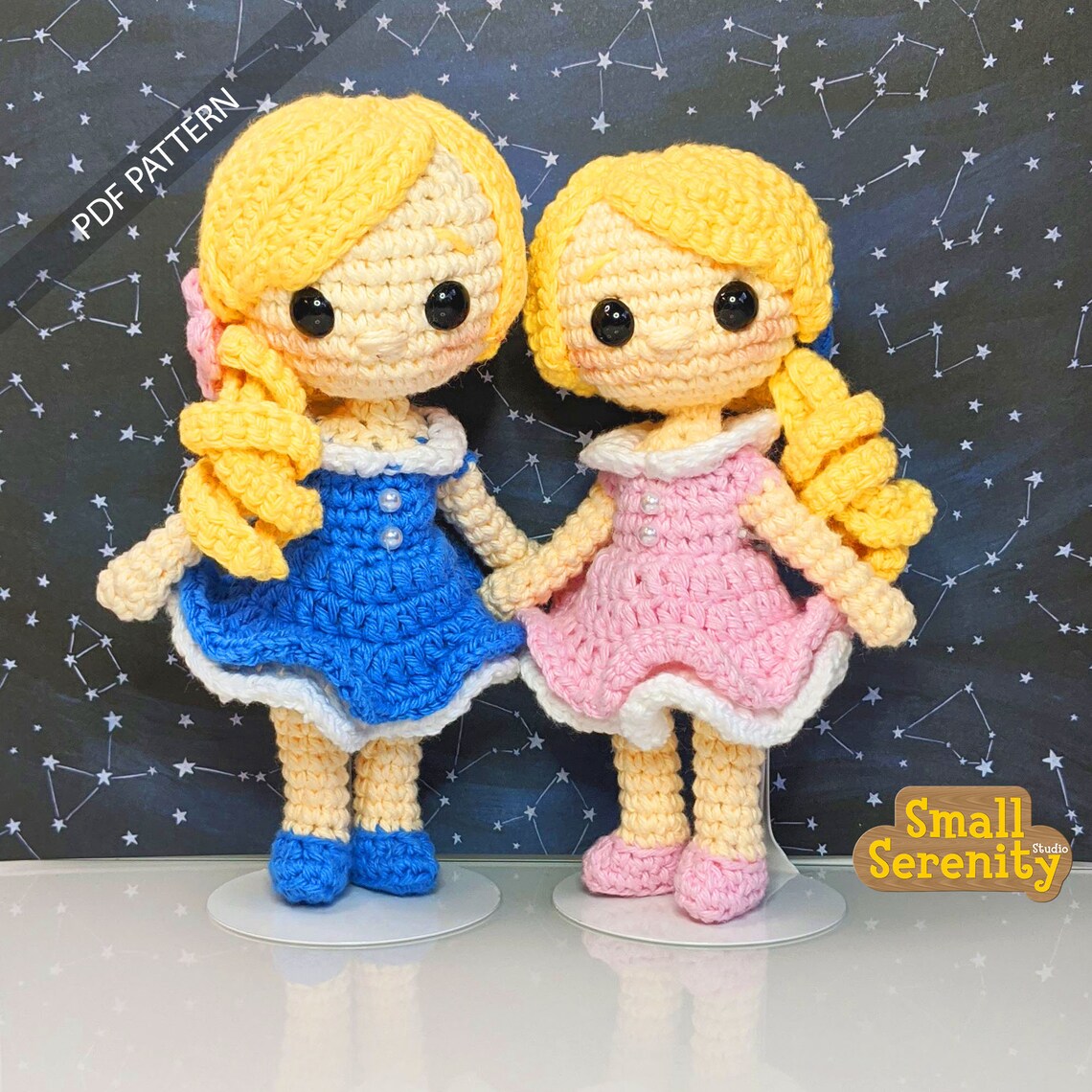 Little Misses Gemini Dolls (A Zodiac Series) PDF Pattern - Etsy