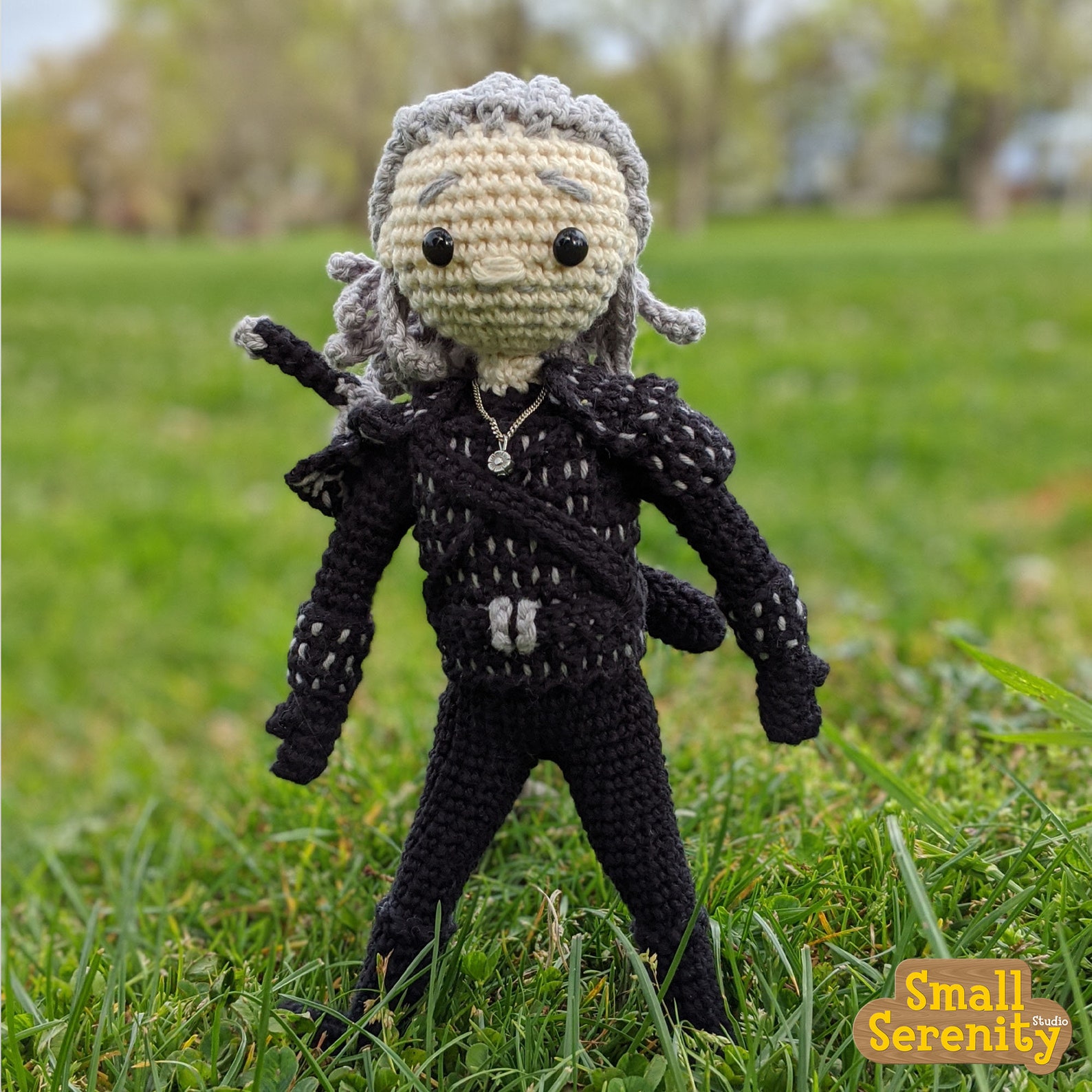 The Witcher Doll PDF Pattern With Removable Armor and Sword | Etsy