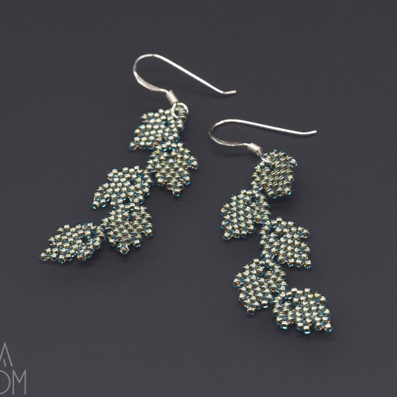 Seed Beaded Earrings - Etsy