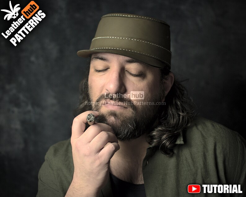 Leather Patrol Cap Pattern PDF the Ridgeway Cap by - Etsy