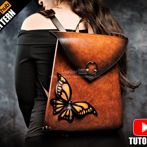 Hiking Backpack Leather Pattern PDF by Leatherhub - Etsy