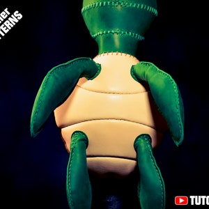 Toy Turtle Leather Pattern PDF by Leatherhubpatterns - Etsy