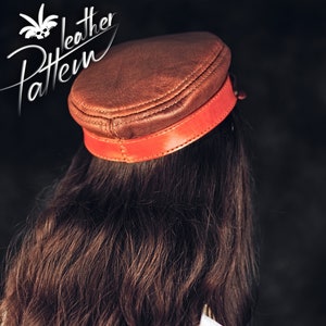 Leather Vintage Cap Pattern PDF - by Leatherhubpatterns - Etsy