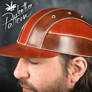 Leather Cap Pattern PDF - by Leatherhubpatterns - Etsy
