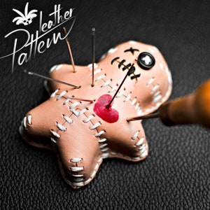 Voodoo Doll Leather Pattern PDF - by Leatherhubpatterns - Etsy Canada