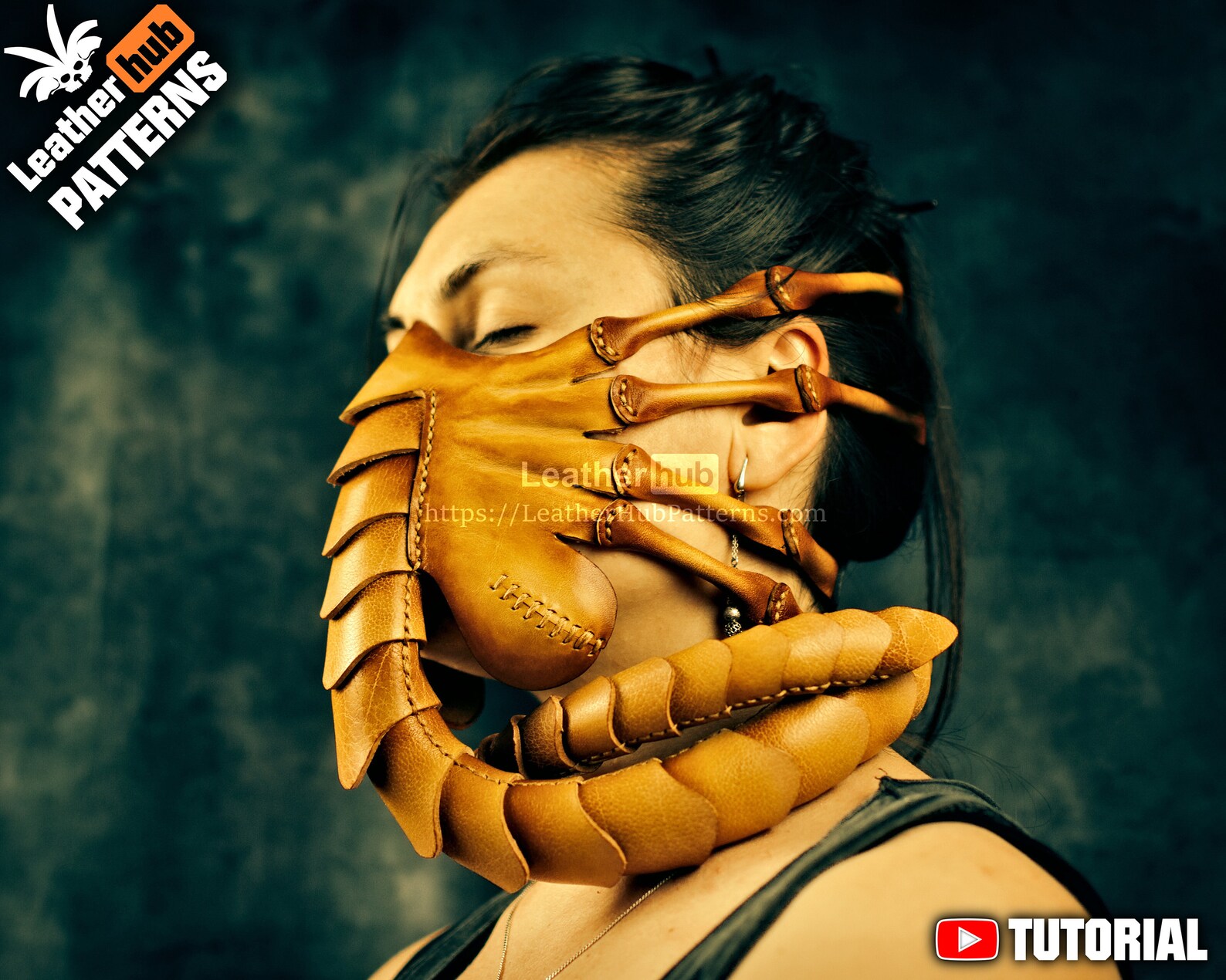 Face Hugger Mask Leather Pattern PDF by Leatherhub - Etsy