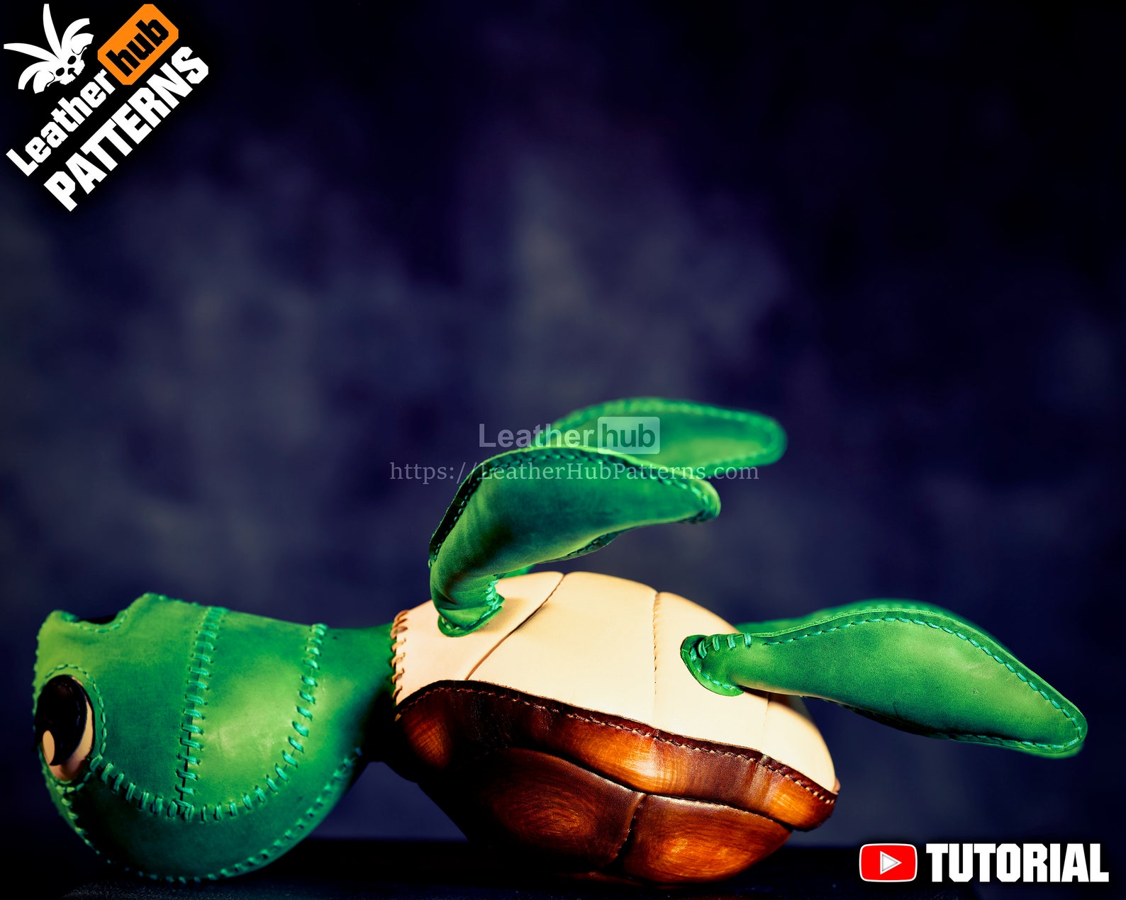 Toy Turtle Leather Pattern PDF by Leatherhub - Etsy