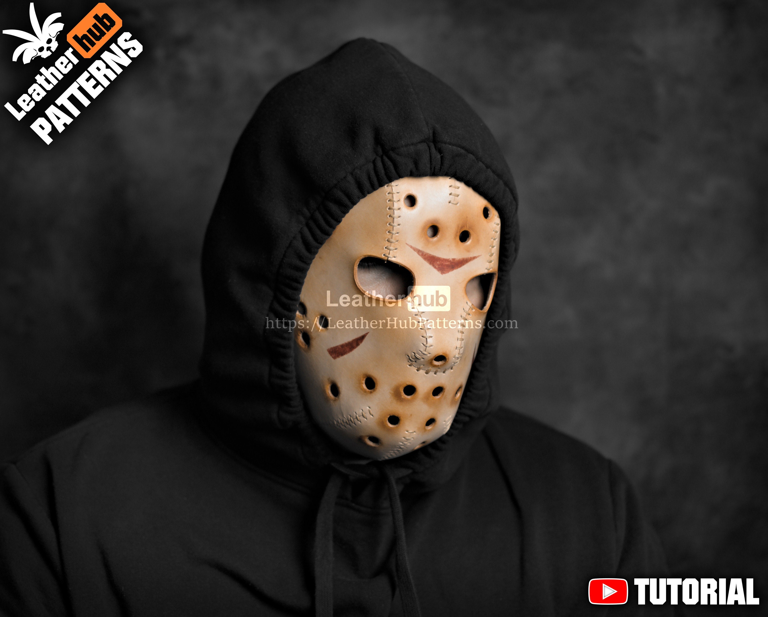 Scary Mask Leather Pattern PDF Jason by Leatherhub - Etsy UK