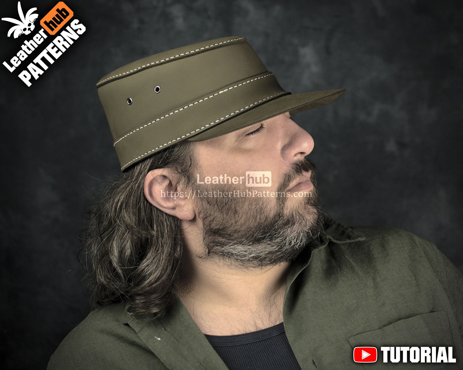 Leather Patrol Cap Pattern PDF the Ridgeway Cap by - Etsy