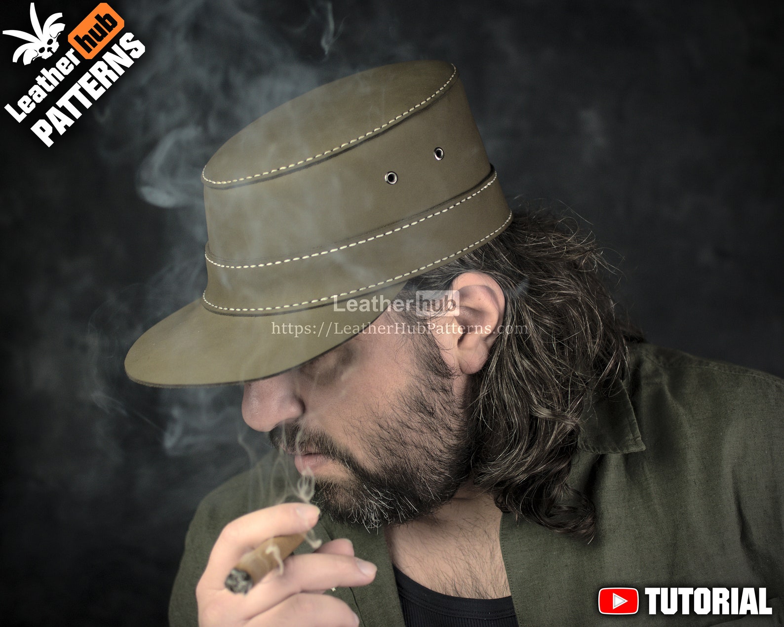 Leather Patrol Cap Pattern PDF the Ridgeway Cap by - Etsy