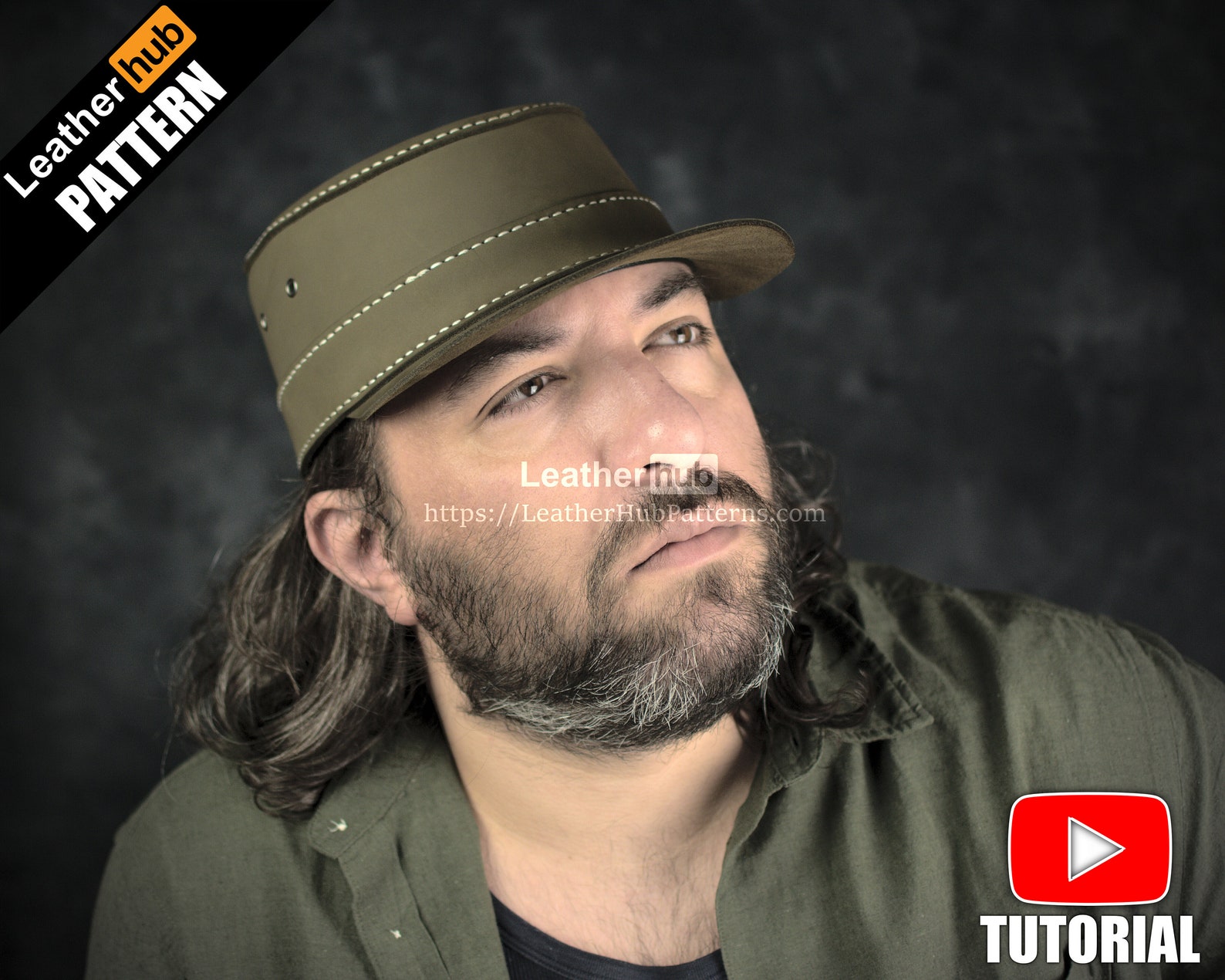 Leather Patrol Cap Pattern PDF the Ridgeway Cap by - Etsy